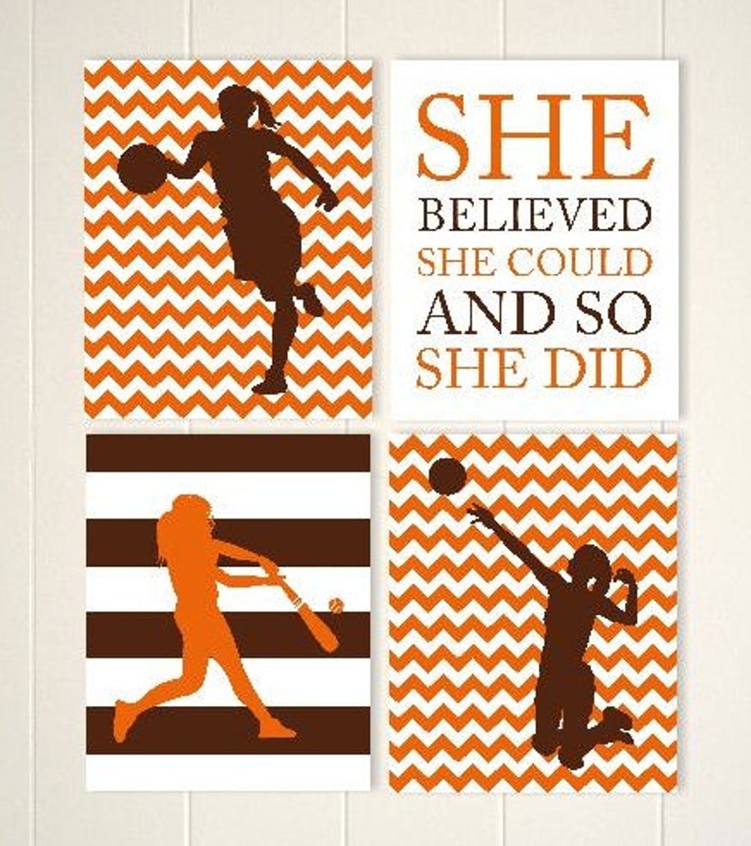 Teen Girl Gift, Sports Art, Girls Basketball, Girls Volleyball ...