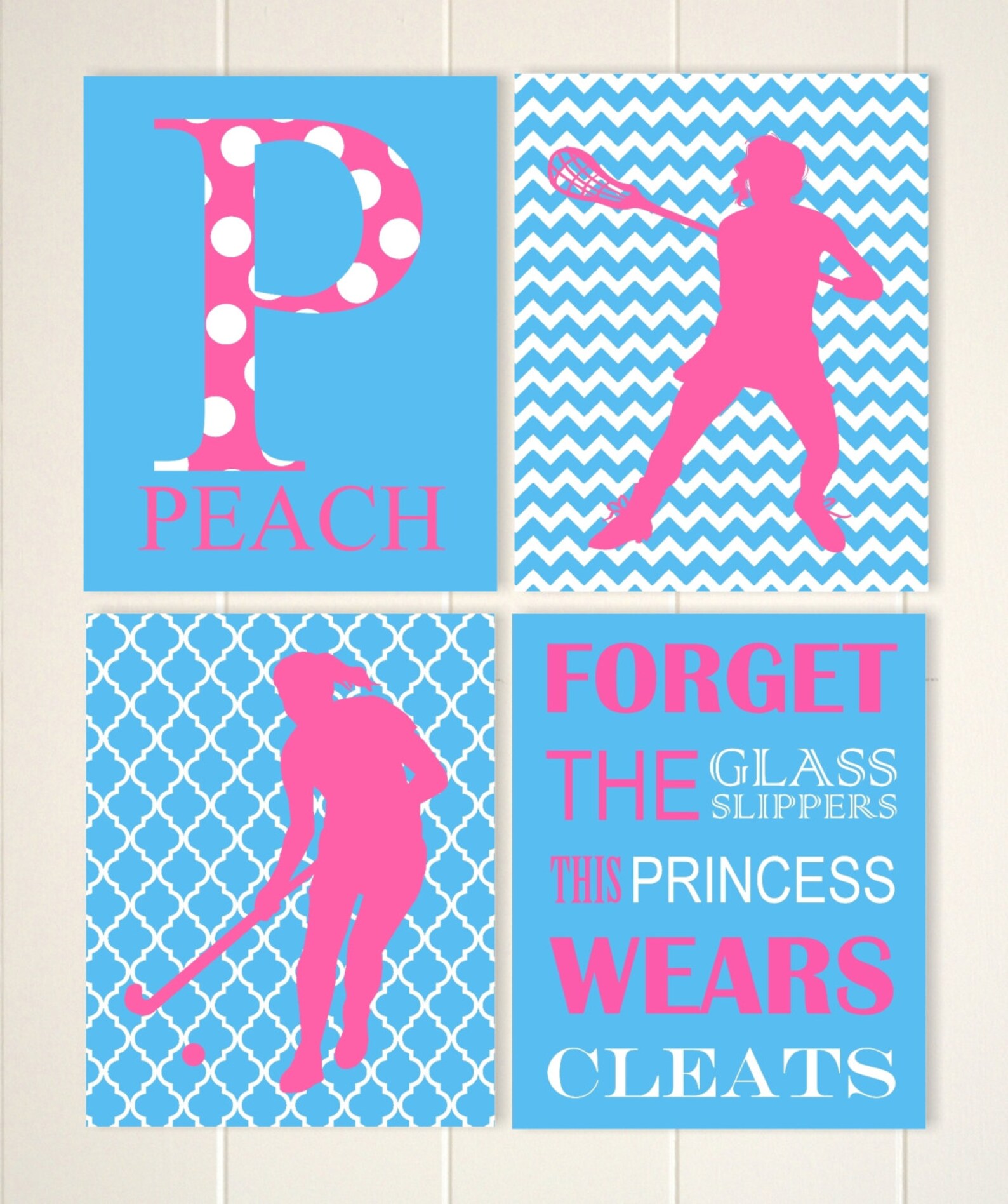 Teen Girl Gift Idea Girls Lacrosse Wall Art Lacrosse Room - Etsy