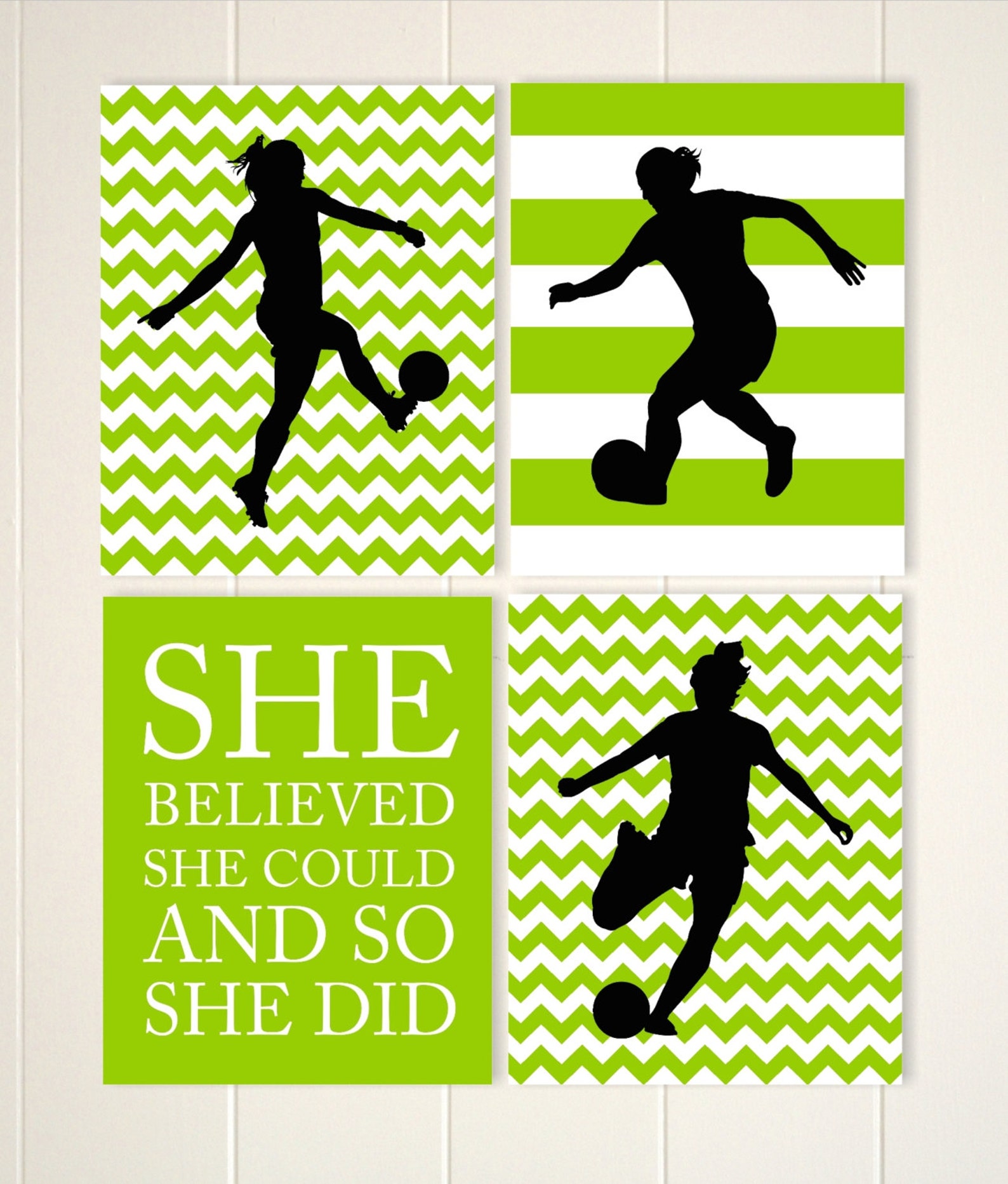 Soccer Room Decor Soccer Girl Wall Art Girls Wall Art Teen - Etsy