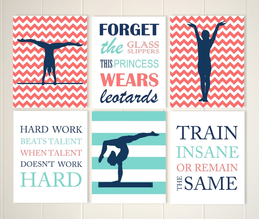 Gymnastics Wall Art, Acrobatics, Gymnast, Gift for Girl, Gymnastics ...