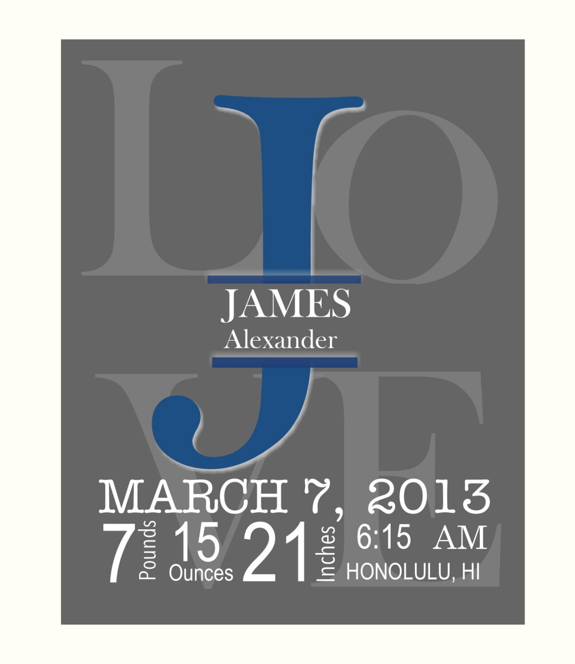 Nursery Monogram Art Baby Boy Nursery Nursery Letters Baby - Etsy