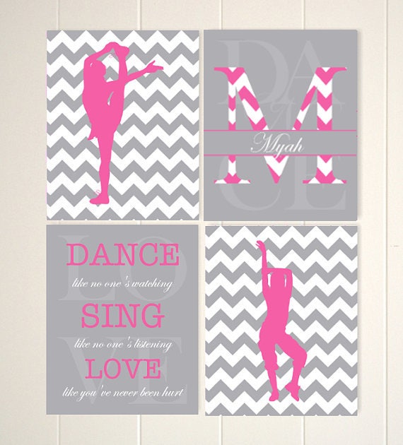 Hip hop art dance gifts cheerleading gifts girls wall | Etsy