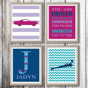 Drag Racing Wall Art, Race Cars, Kid's Art, Dragster, Chevron Room ...