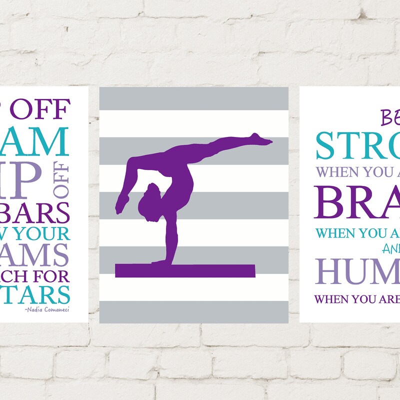 Gymnastics Wall Art - Etsy