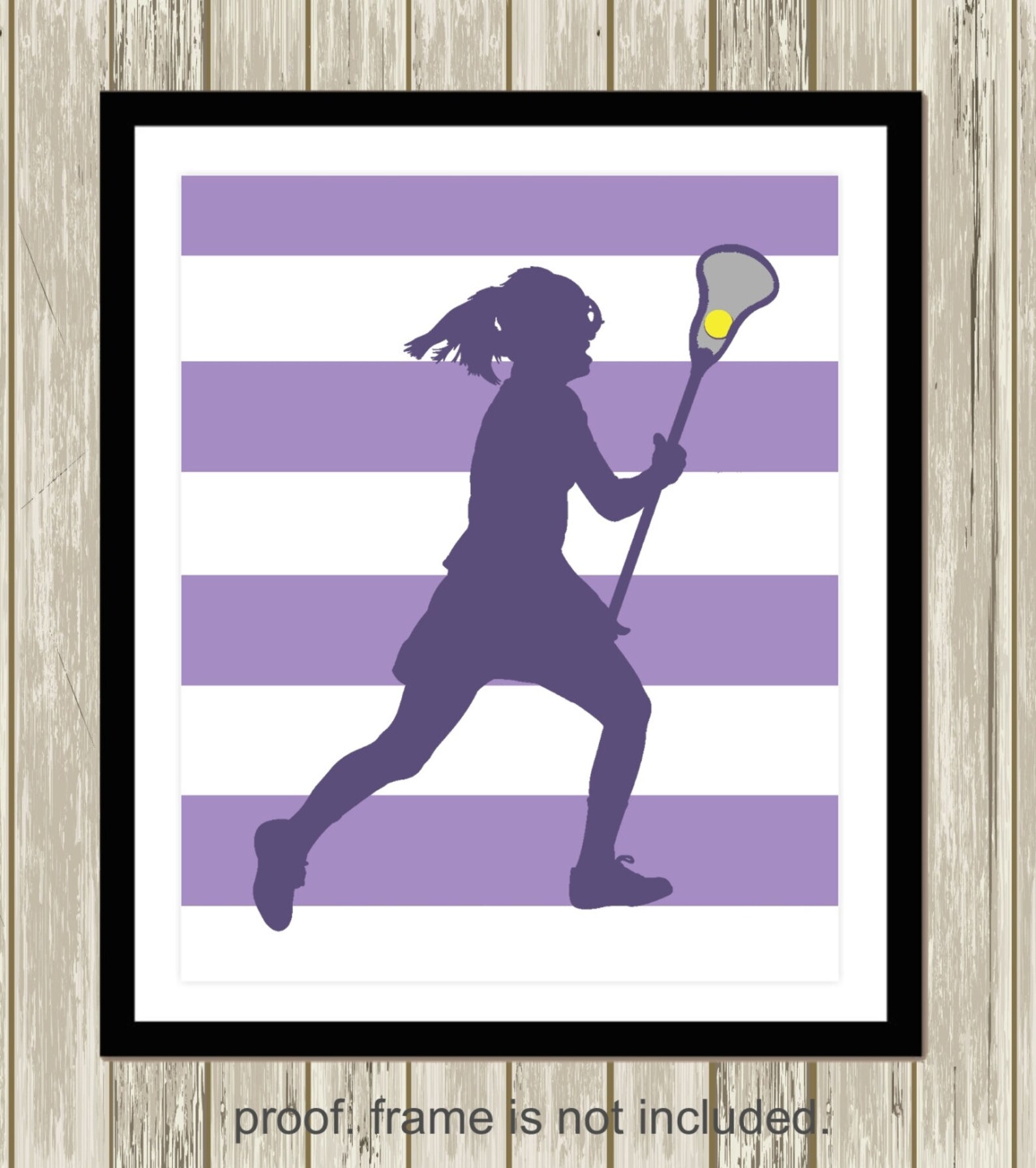 Girl's Wall Art, Lacrosse Art, Girls Lacrosse, Sports Art, Girl's Room ...