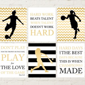Teen Girl Gift, Sports Wall Art, Inspirational Art for Girl, Basketball ...