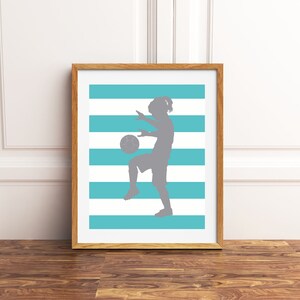 Soccer Gift Girls Soccer Theme Room Decor Motivational Art - Etsy