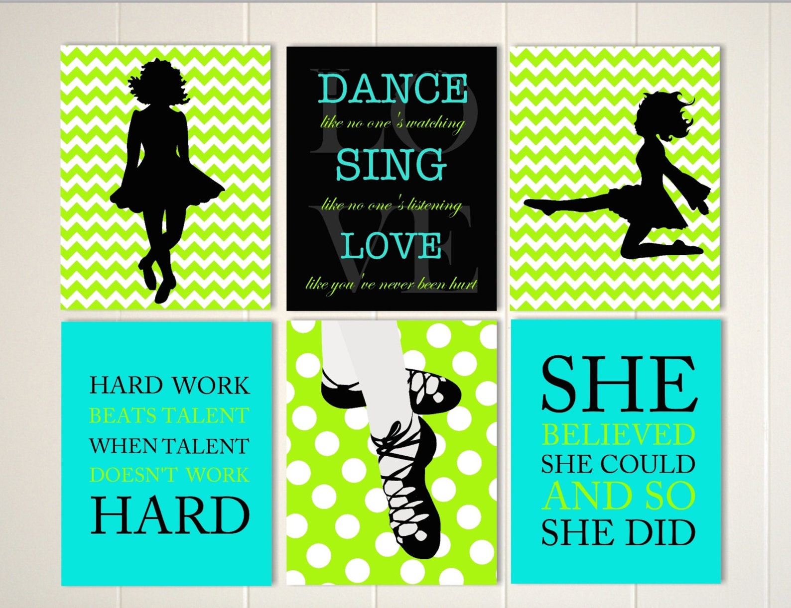 Irish Wall Art Irish Dance Art Irish Dancer Girls Dance - Etsy