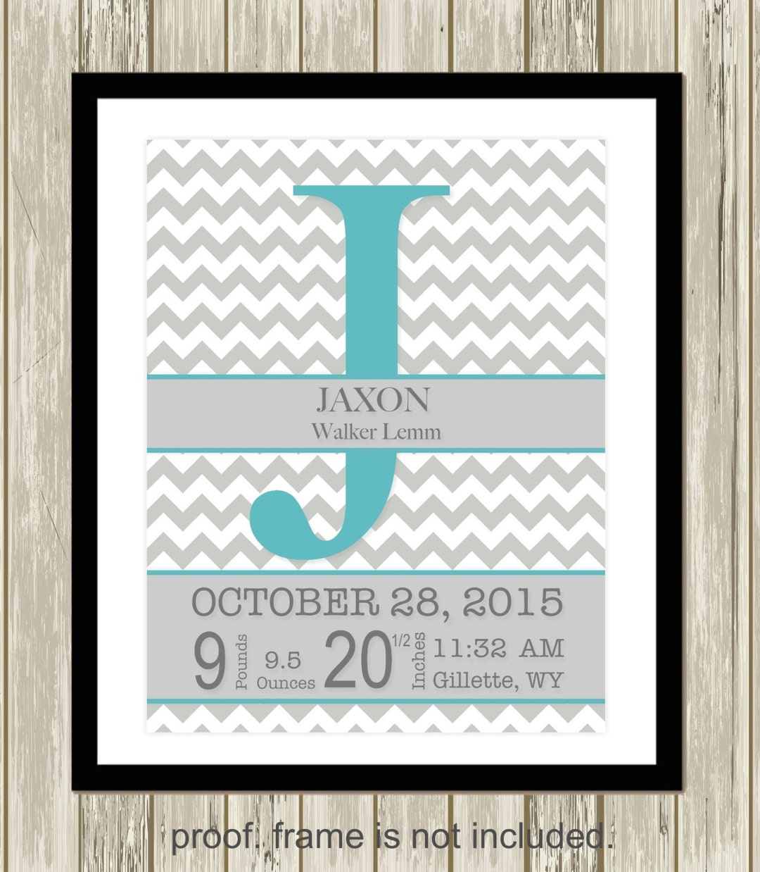 Baby Monogram Baby Boy Wall Art Baby Boy Nursery Baby Name - Etsy