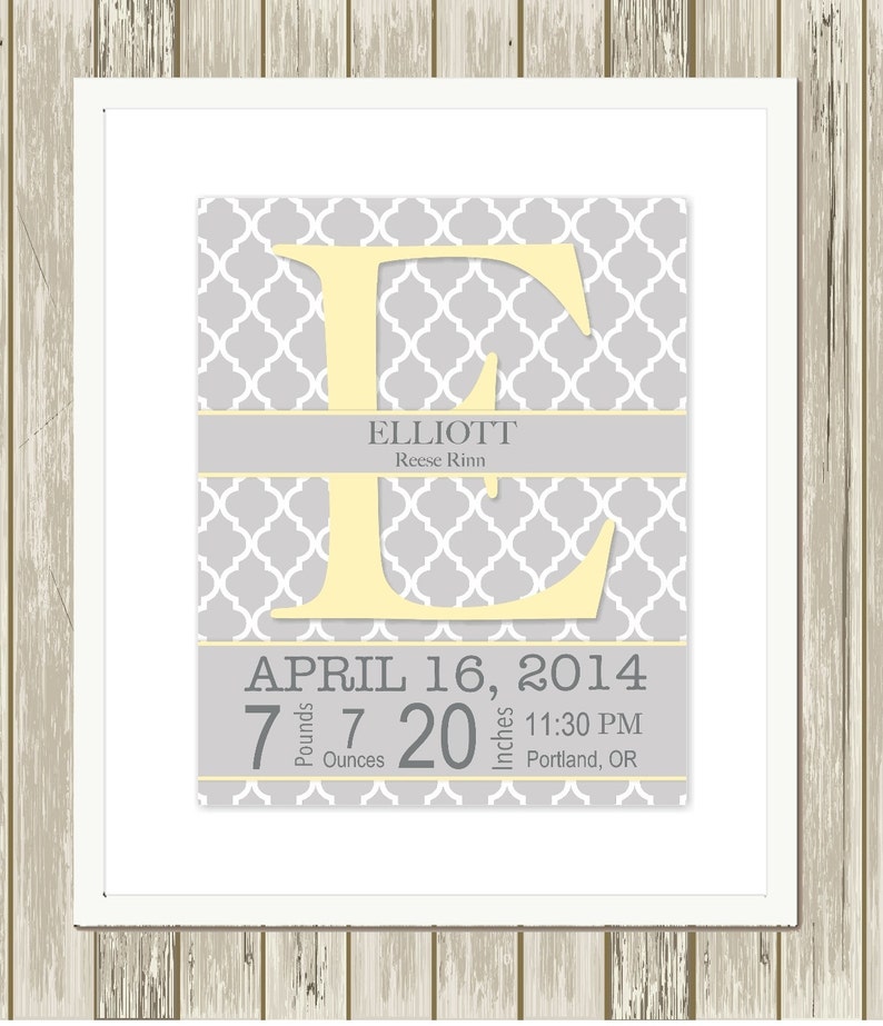 Baby Boy Monogram Art Baby Girl Nursery Art Baby Boy Nursery - Etsy