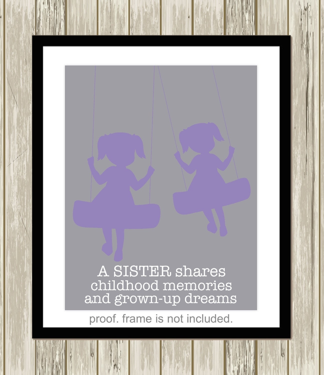 Sisters Wall Art Twin Sisters Art Twins Nursery Nursery | Etsy