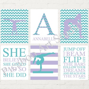 Gymnastics Quotes, Gift for a Gymnast, Gymnast Girl Wall Art ...