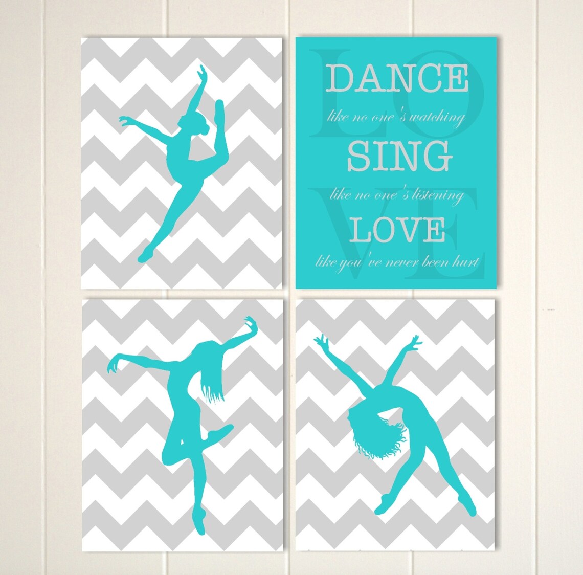 Girls Dance Decor Dance Wall Art Modern Dance Art Girls - Etsy