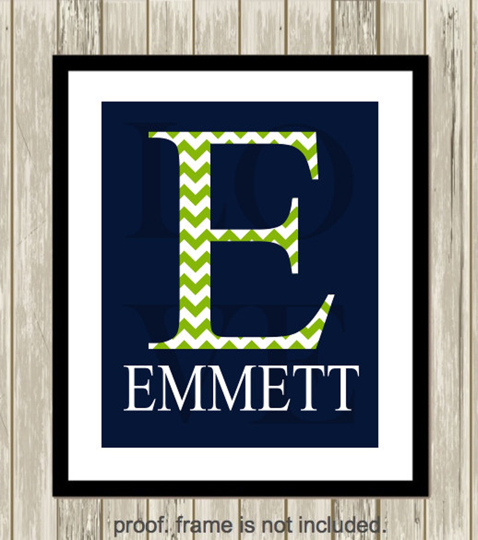 Toddler Boy Monogram Art Baby Boy Nursery Nursery Art - Etsy