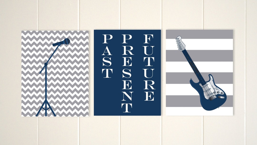 Musical Instruments Wall Art, Microphone Wall Art, Guitar Wall Art ...