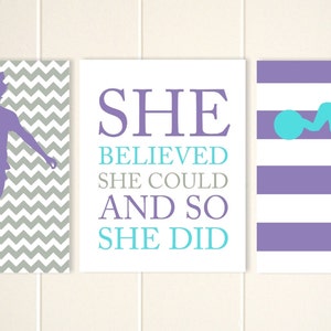 Sports Posters, Soccer Girl, Basketball Girl, Tween Girl Art, Gift for ...