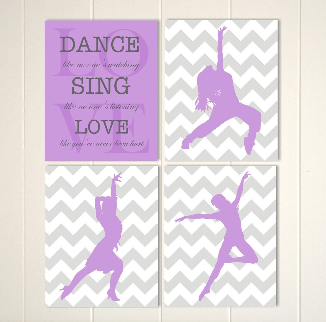 Modern Dance Wall Art Jazz Dancer Dance Room Decor Dance - Etsy