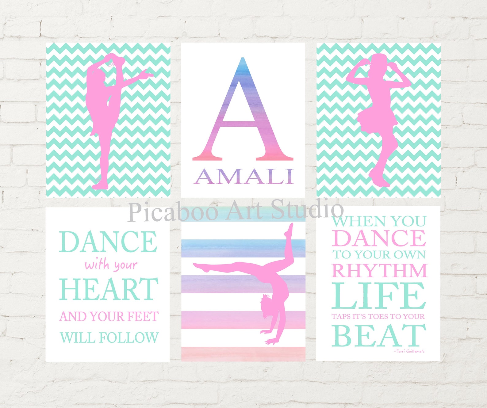 Dancer Wall Art Prints Dance With Your Heart When You Dance - Etsy