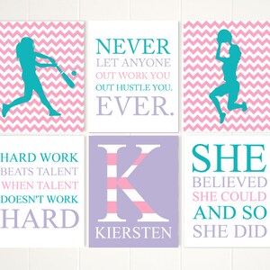 Teen Girls Art, Gift for Girl, Tween Girls Art, Sports Art, Sports ...