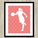 Basketball Wall Art Girls Basketball Girls Room Art Dorm - Etsy