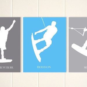 Wakeboarding Room Decor Wakeboarding Wall Art Motivational - Etsy
