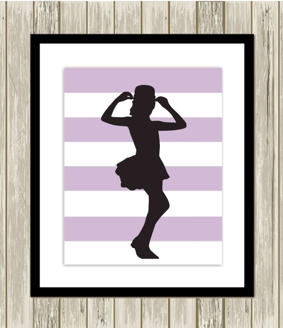 Tap Dance Wall Art Little Girls Room Decor Nursery Art Tap | Etsy