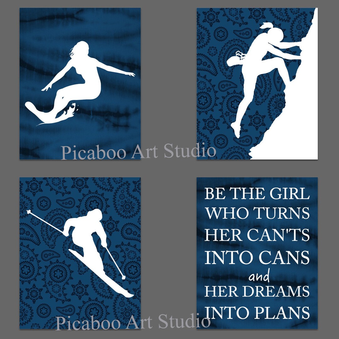 Custom Sports Art Prints Choose Your Sports and Colors - Etsy