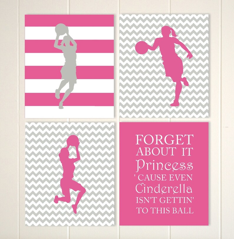 Girls Basketball Wall Art Girls Sports Art Basketball Girls - Etsy