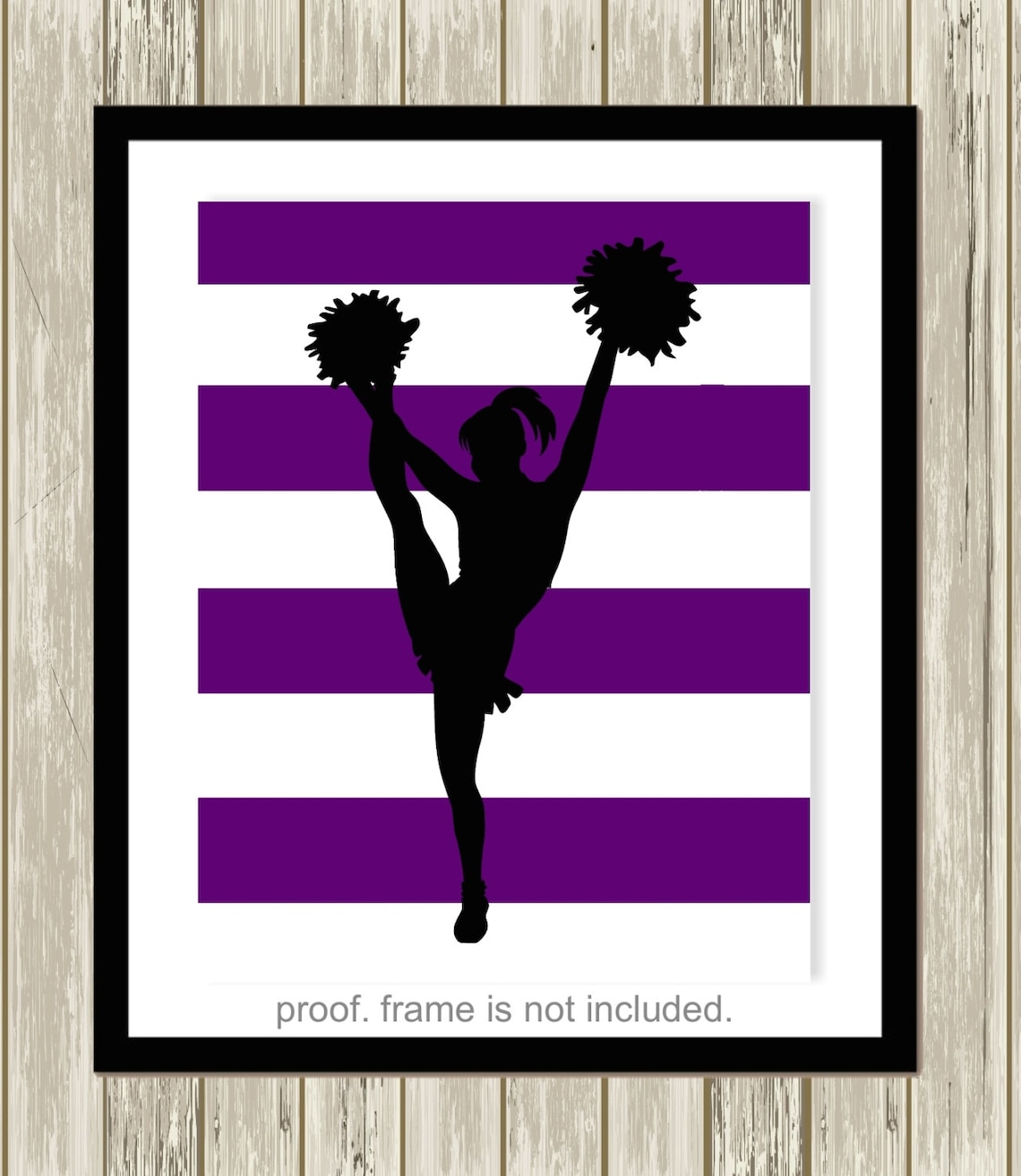 Girls Wall Art Cheerleader Wall Art Girls Room Cheer Decor - Etsy