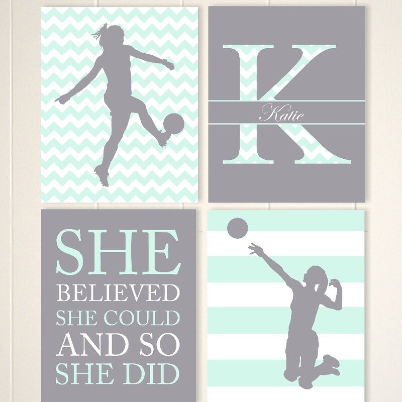 Volleyball Wall Art - Etsy