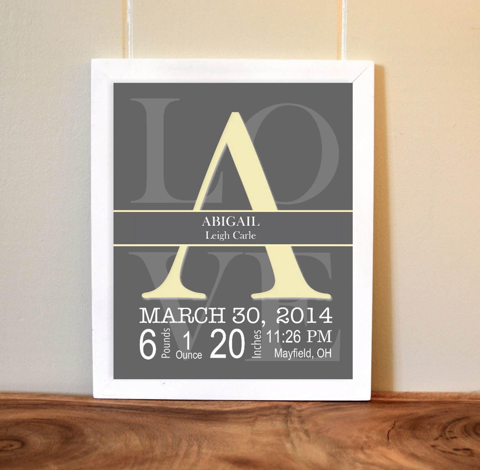 Nursery Monogram Art Baby Boy Nursery Nursery Letters Baby - Etsy