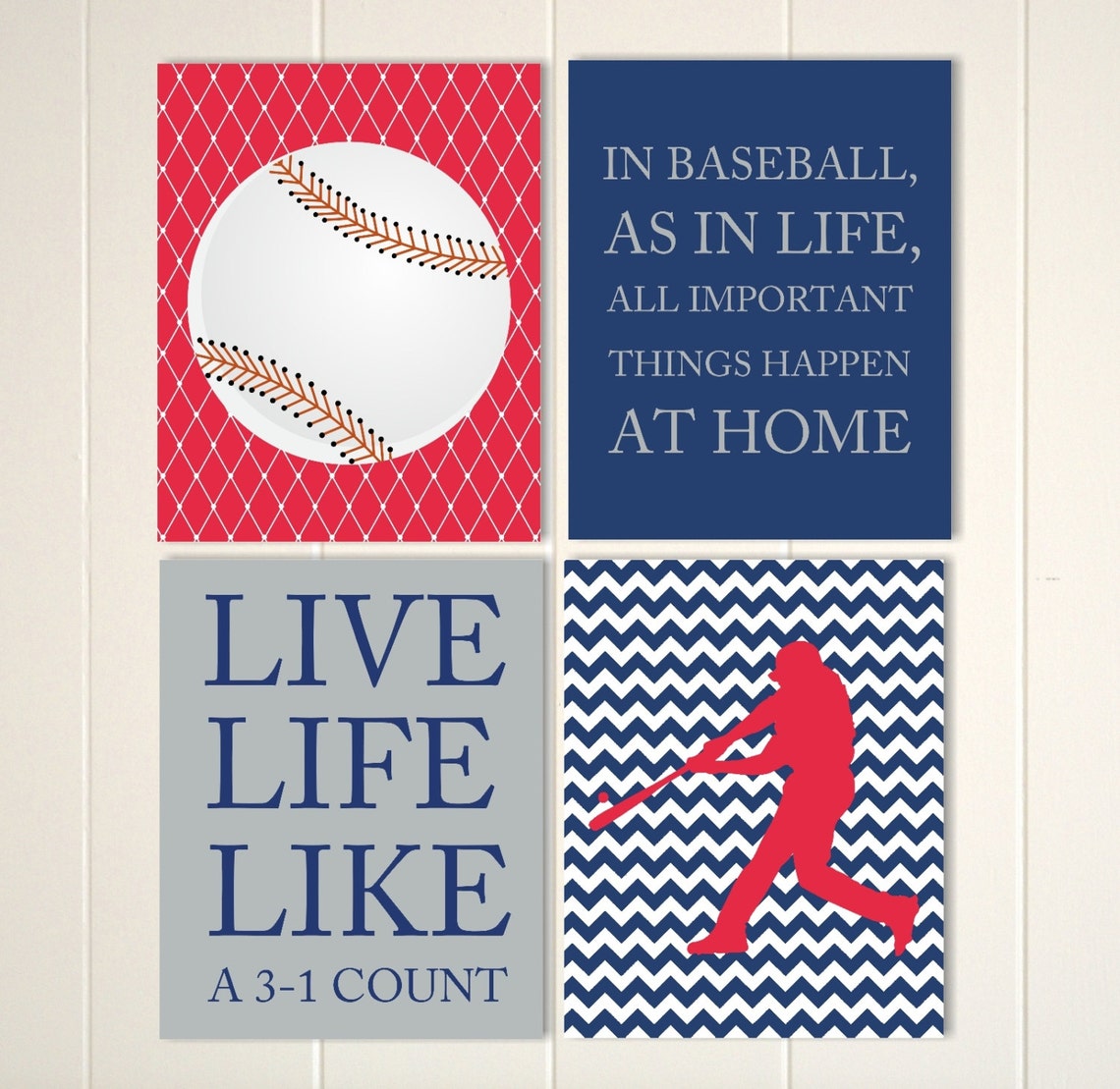 Boys Wall Art Baseball Wall Art Baseball Player Baseball | Etsy