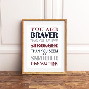 Inspirational Quotes Wall Art Kids Room Decor Inspirational - Etsy