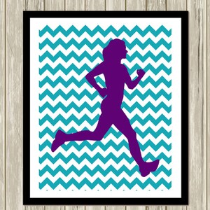 Teen Girl Inspirational Art, Runner, Track and Field, Gymnastics ...