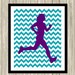 Teen Girl Inspirational Art Runner Track and Field - Etsy