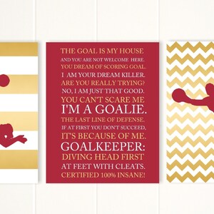 Goalkeeper Female Soccer Goalie Girl Soccer Player Wall Art | Etsy