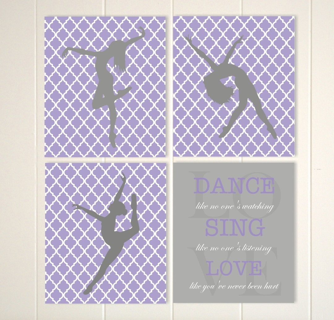 Girls Room Art, Trellis Art for Girls, Dance Art, Dancer Wall Art ...