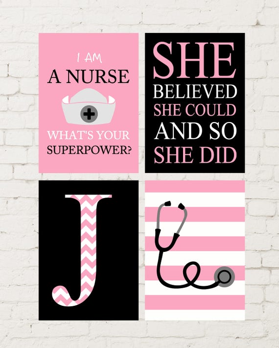 Nurse Nursing Wall Art Gift for Nurse New Job Gift Idea | Etsy