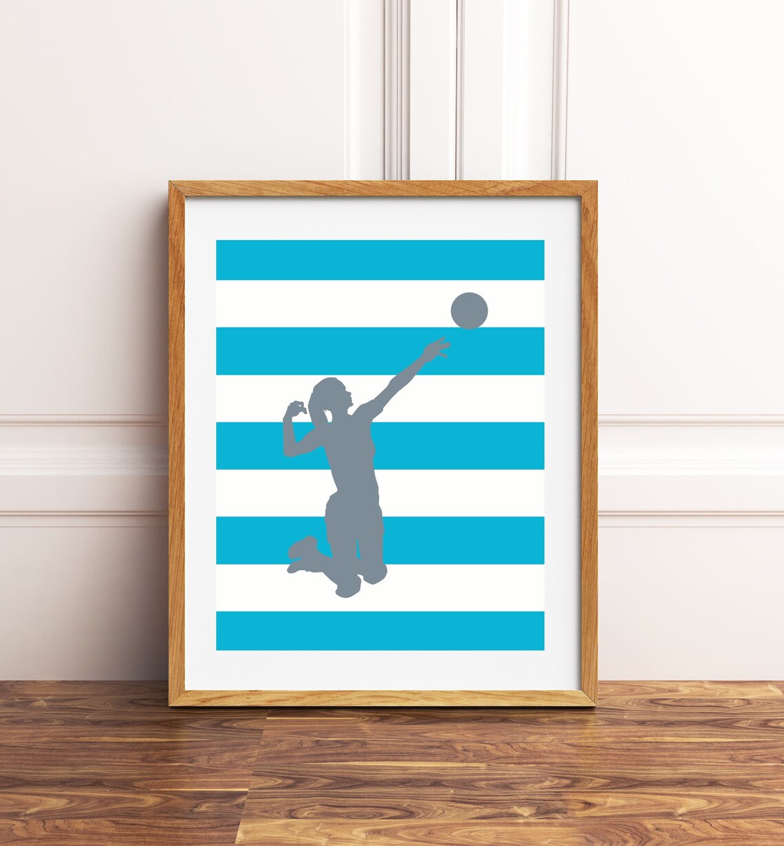 Volleyball Wall Art Volleyball Room Decor Girls Motivational - Etsy