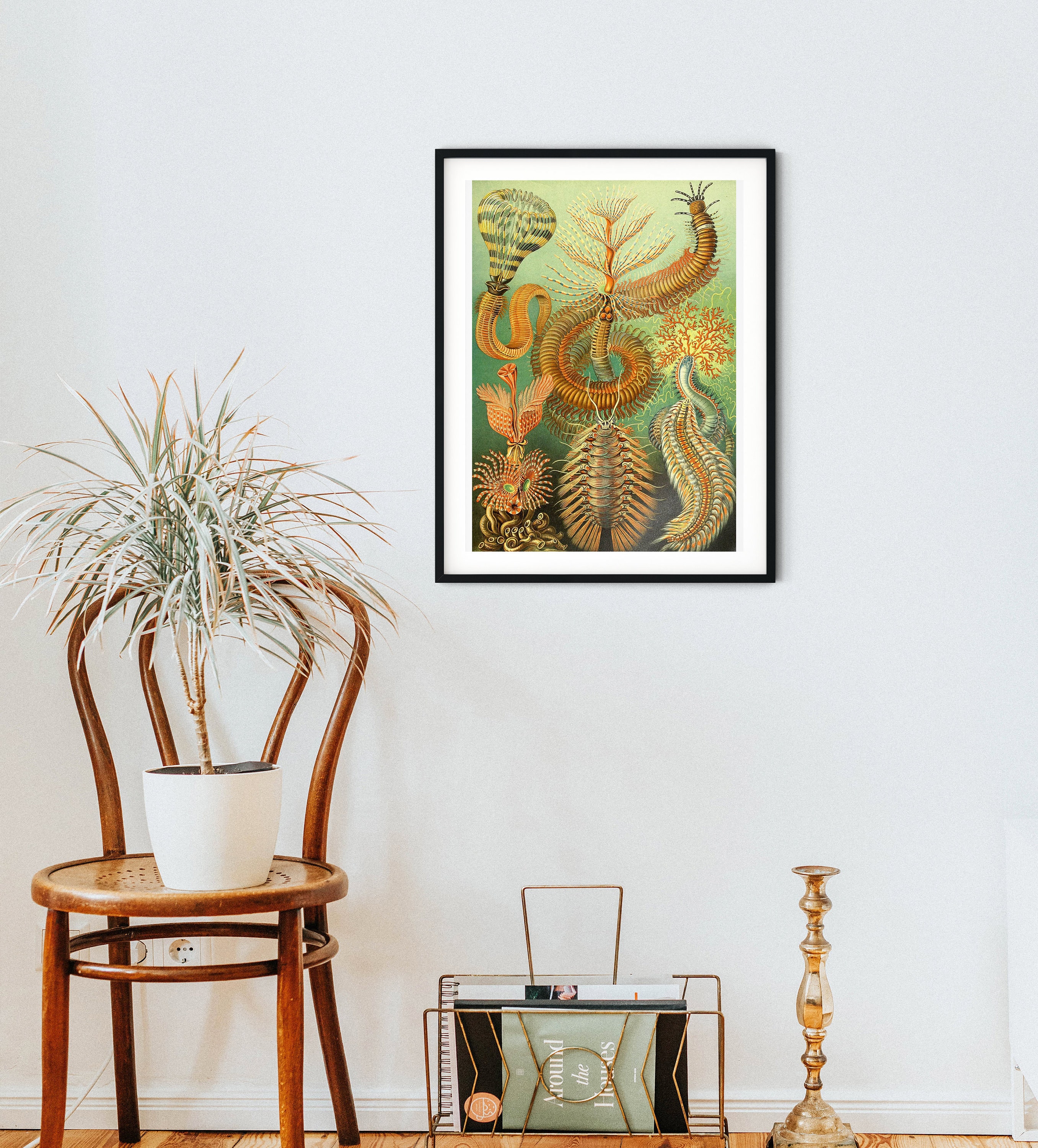 Centipede Art, Centipede Drawing, Flower Painting, Birthday Gift ...