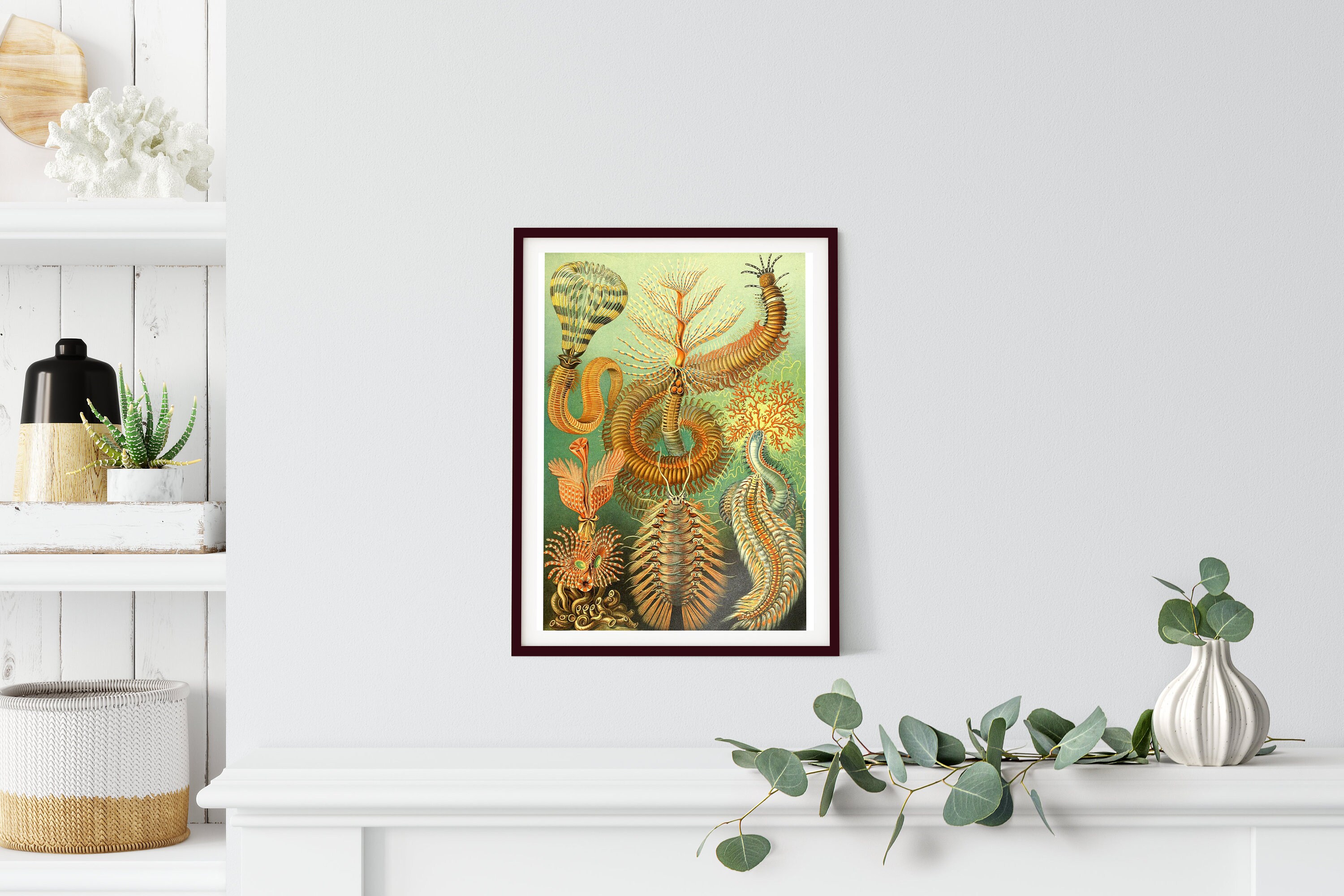 Centipede Art, Centipede Drawing, Flower Painting, Birthday Gift ...