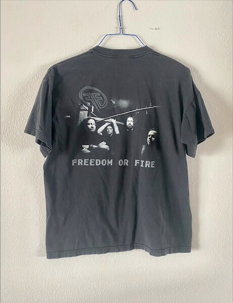 Vintage Authentic 1999 Fear Factory 'r'evolution Tee freedom or Fire ...
