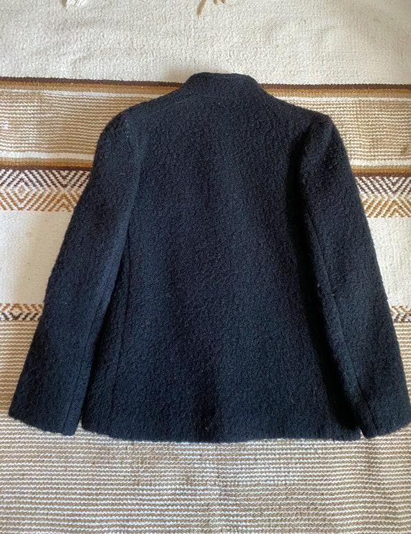 Vintage 1970's/1980's Steven Forstmann Wool Tailored Two Button Top ...