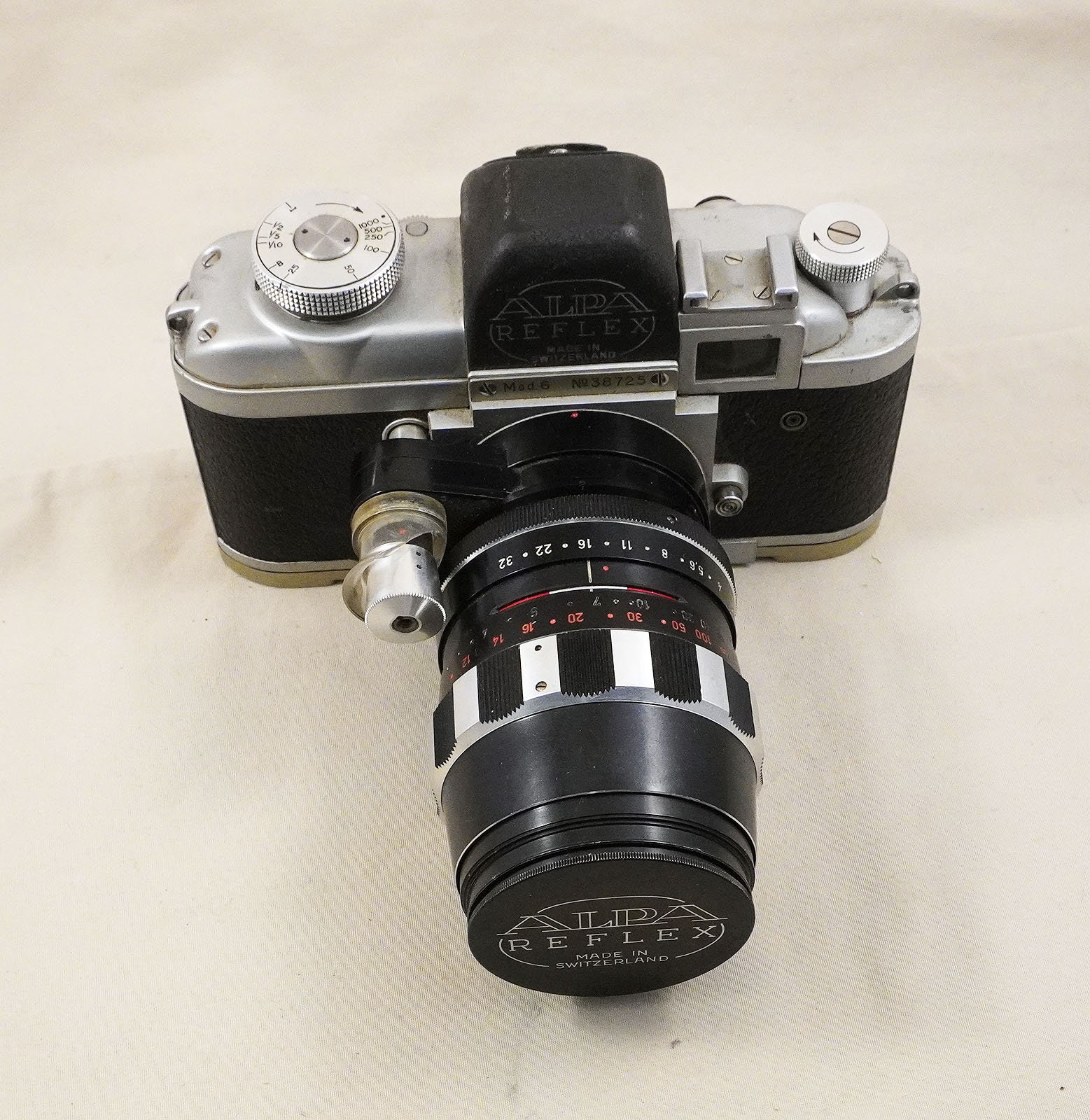 Rare Alpa Reflex SLR Model 6 W/ Scheider Alpa Tele-xenar 135mm 1:3.5 ...