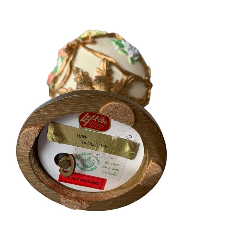 Lefton Royal Egg Collection Music Box - Etsy