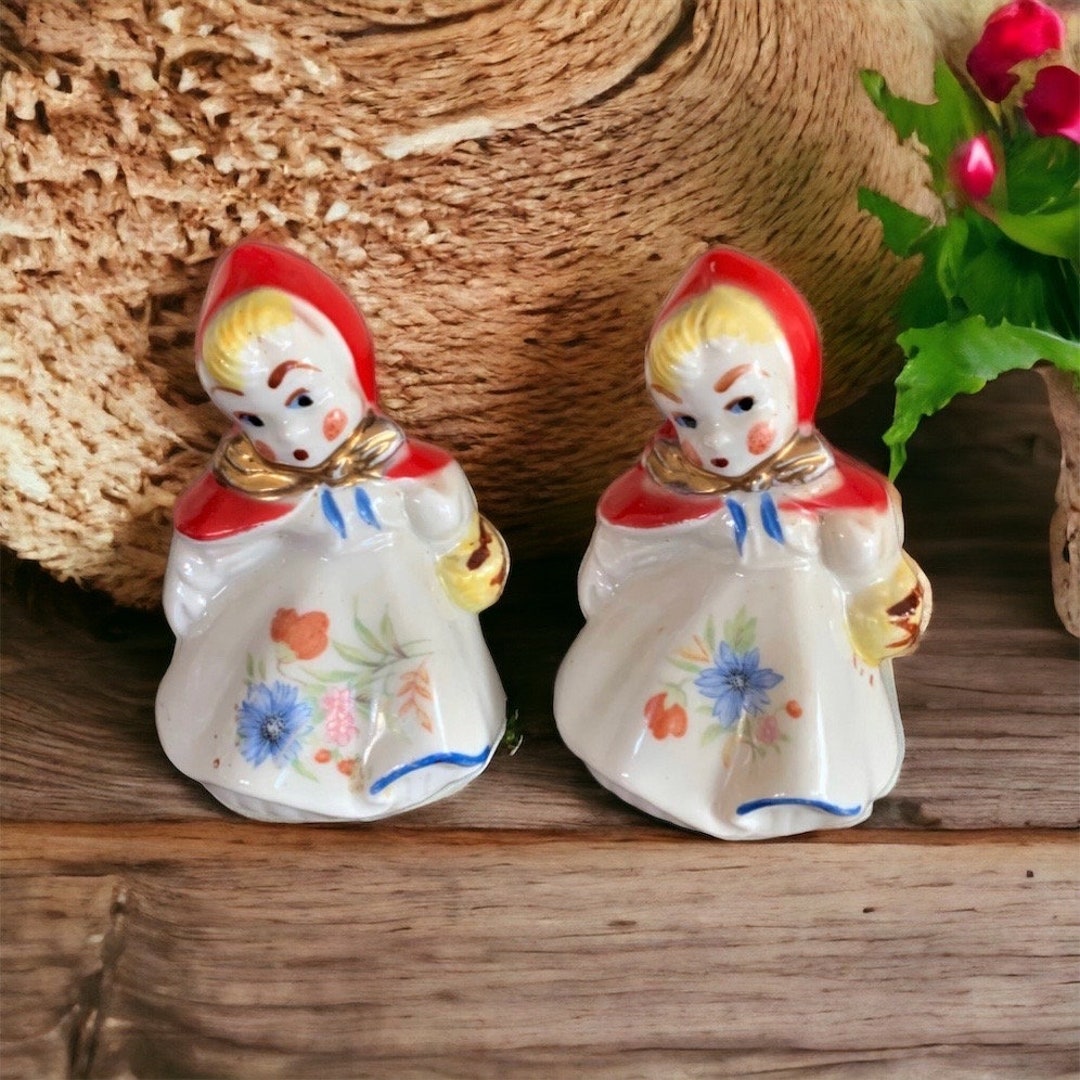 1940s Hull Little Red Riding Hood Salt & Pepper Shakers Set - Etsy