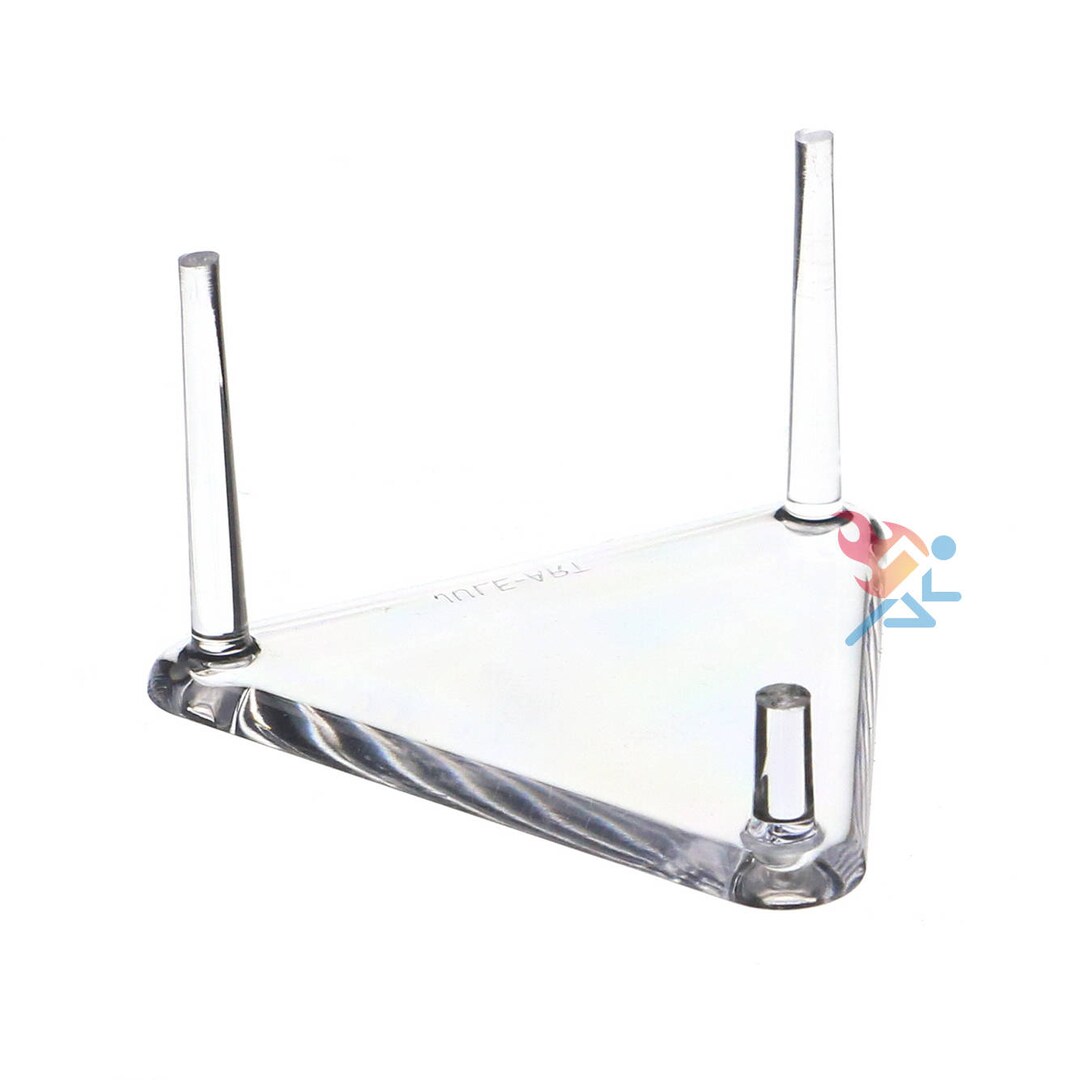 Mineral Geode Fossil Display Stands, 2.5” Triangle Three Peg Short Leg ...