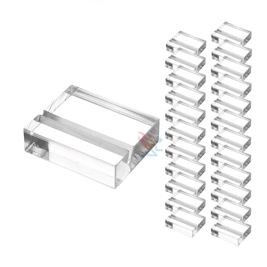 Onfireguy 1-1/4" Slotted Name Card Sign Display Stands Place Card ...