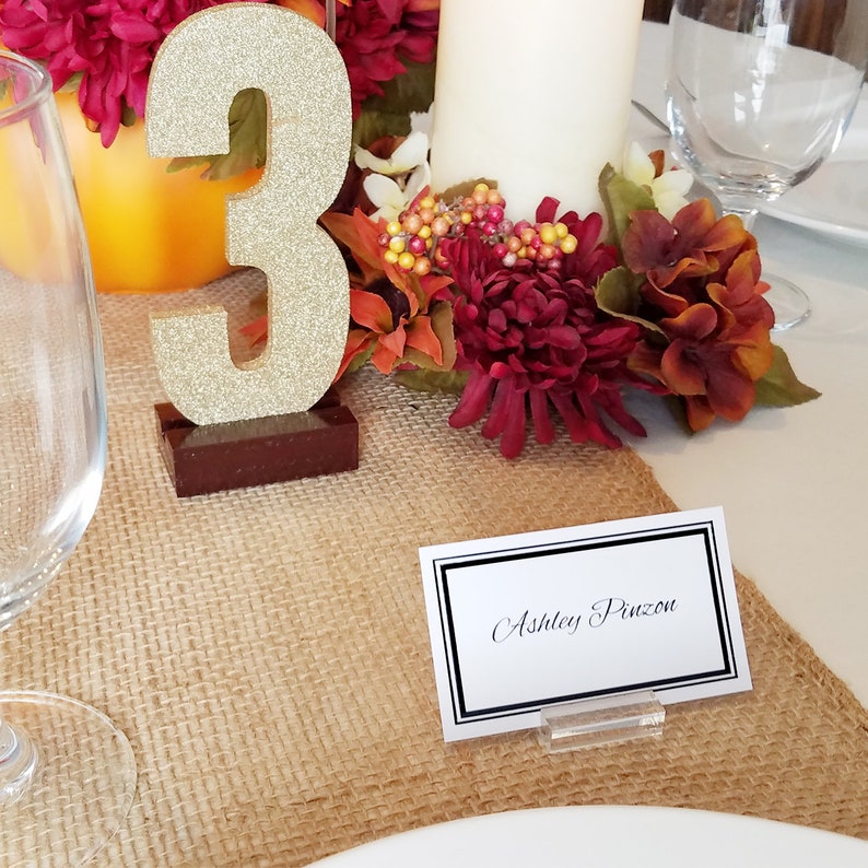 Onfireguy 1-1/4 Slotted Name Card Sign Display Stands | Etsy