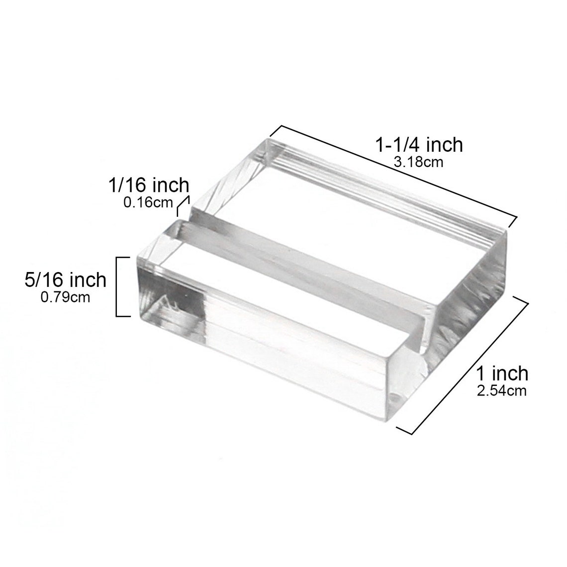 Onfireguy 1-1/4 Slotted Name Card Sign Display Stands | Etsy